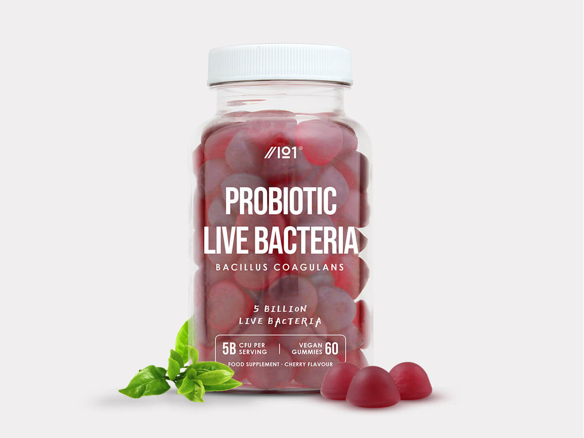 Adults Probiotics - 5 Billion Live Bacteria - 60 Gummies - Cherry ...