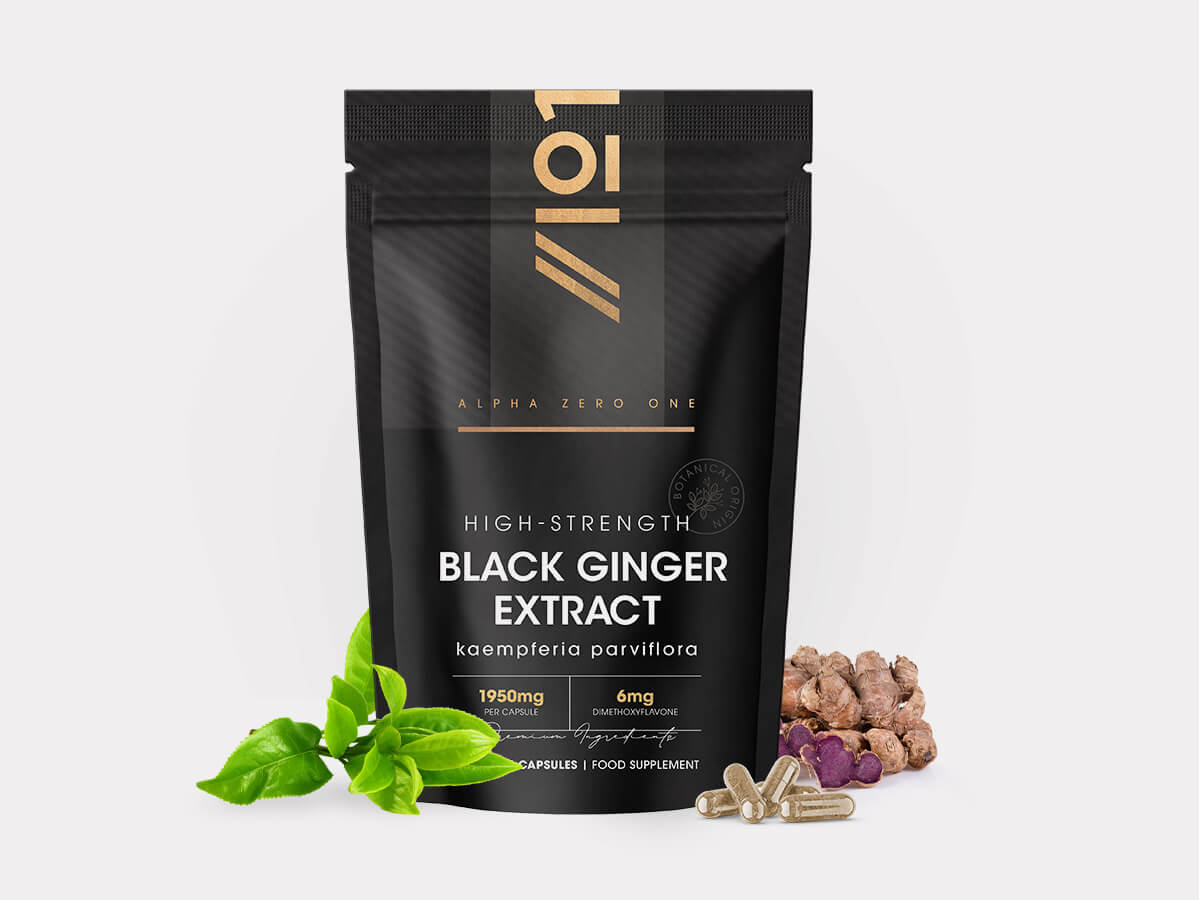 Black Ginger Extract 1950mg - 90 Capsules - Alpha01