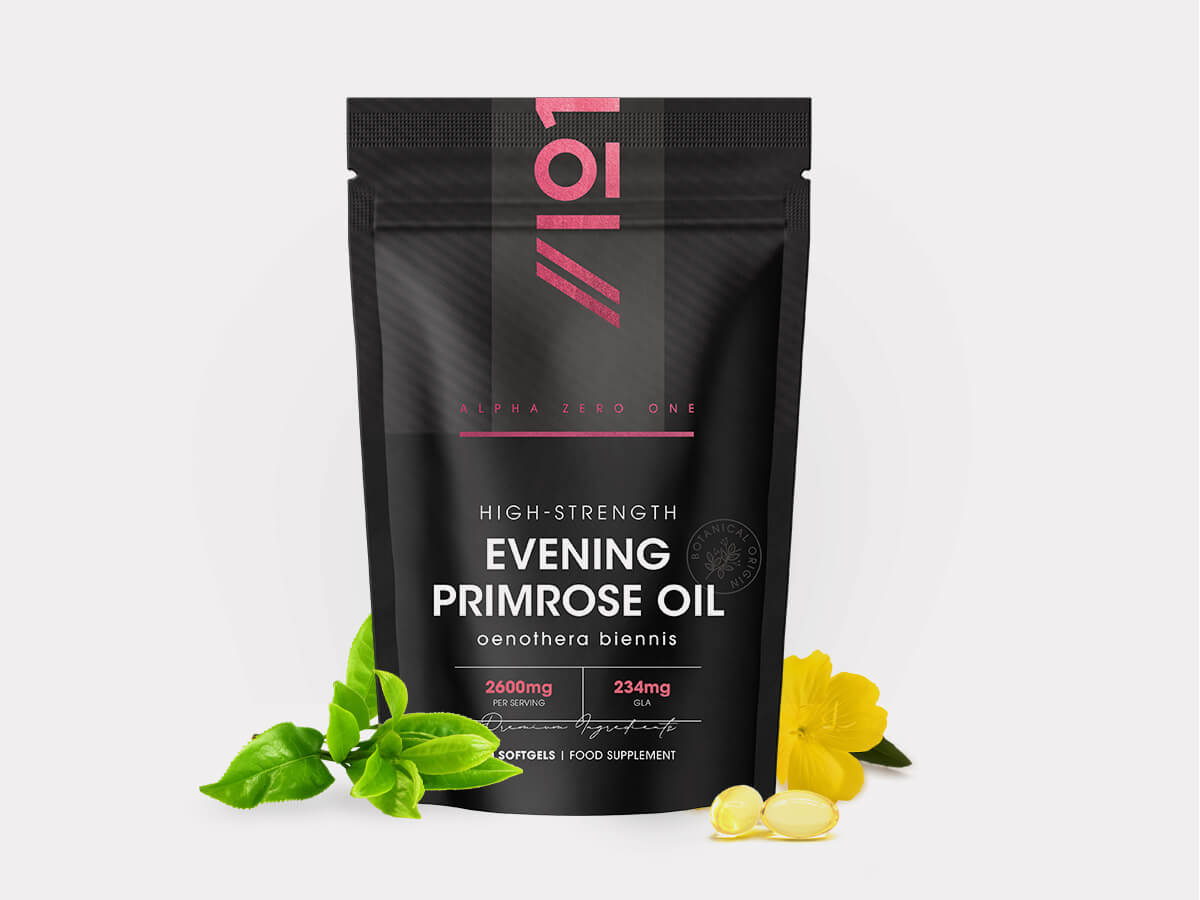 Evening Primrose Oil 1300mg - 60 Softgels - Alpha01
