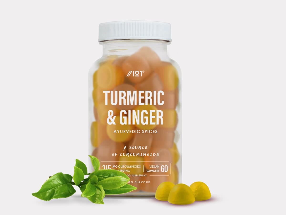 Turmeric & Ginger - 60 Gummies - Alpha01